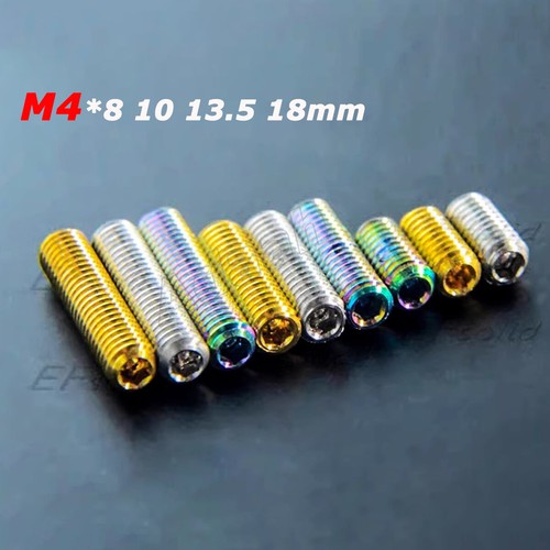M4 Titanium Grub Screws Allen Hex Set Screw for Bike Derailleur H / L Adjustment | eBay