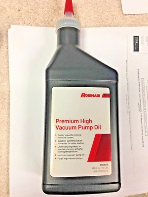 ROBINAIR, Premium High Vacuum Pump OIL, 16 oz. Part# 13119 | eBay