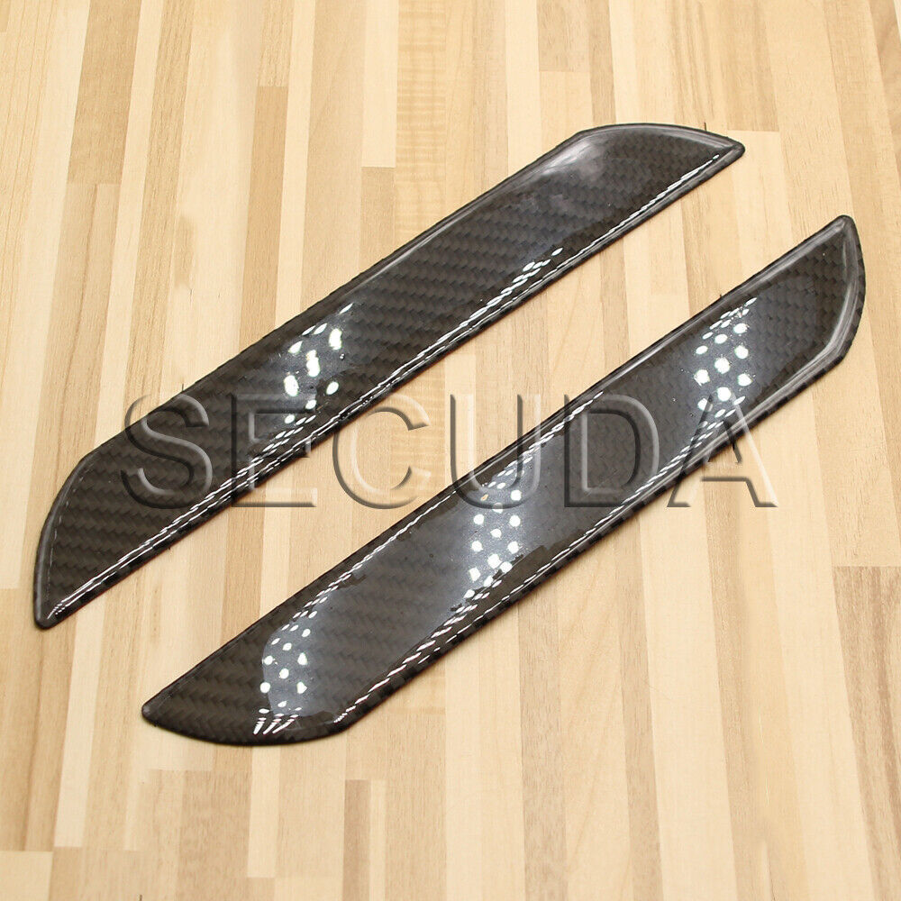 4pcs Car Auto Door Scuff Plate Sill Cover Panel Step Protector Carbon ...