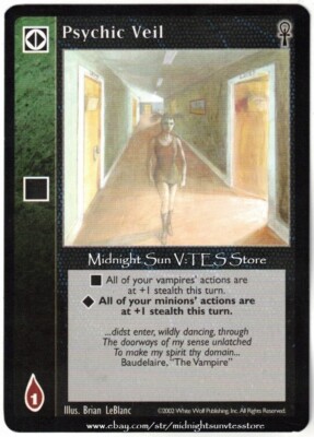 Psychic Veil Camarilla Edition V:TES VTES Vampire CCG | eBay