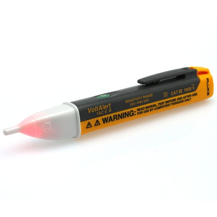 Fluke 1AC-A II VoltAlert Volt Stick Voltage Tester inc Sound 90-1000v ...