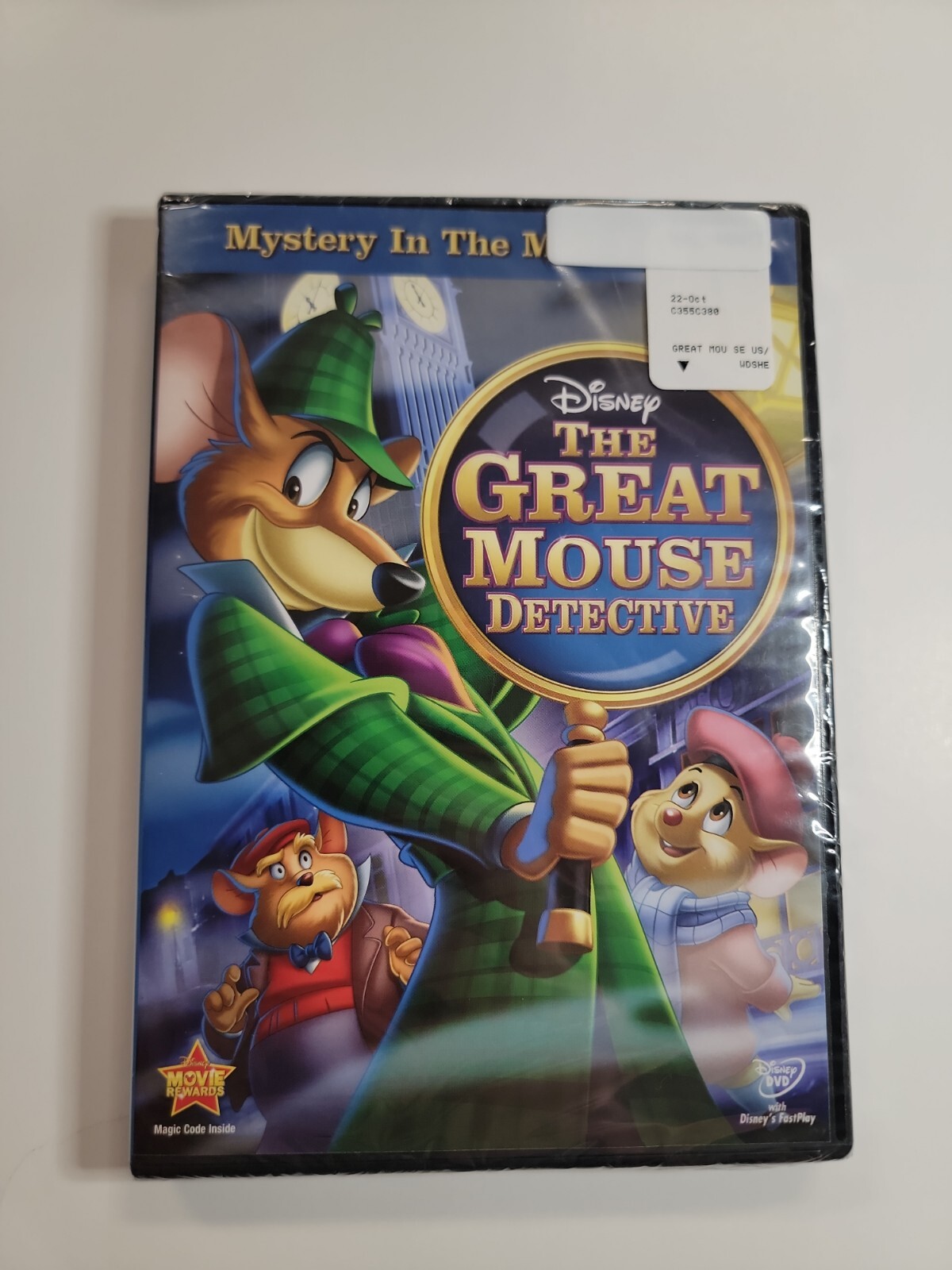 The Great Mouse Detective (DVD, 1986) Disney DVD Home Entertainment ...
