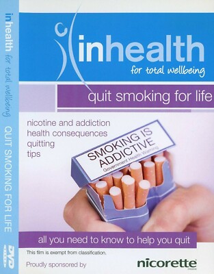 Inhealth For Total Wellbeing: Quit Smoking For Life DVD (Region 4) VGC ...