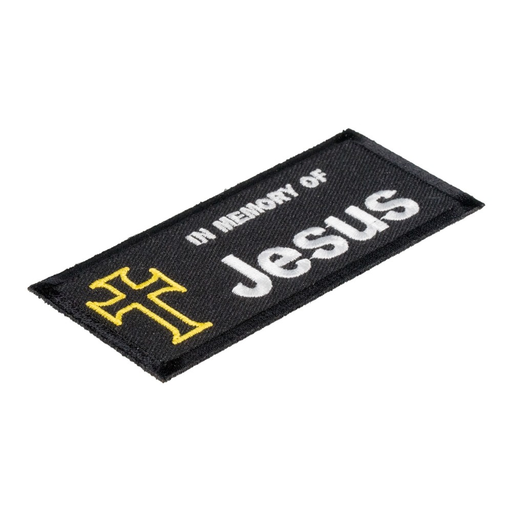 In Memory of Jesus Cross Patch, Religious Patch | eBay