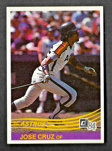 JOSE CRUZ 1984 DONRUSS !! CARD #182 ASTROS MLB NM | eBay