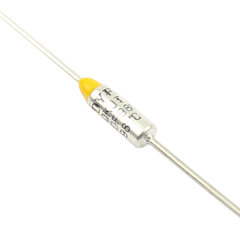 4Pcs DYE Microtemp Thermal Fuse Axial Type DF98S TF Cutoff 98℃ 10A 250V ...