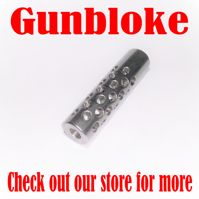 TIKKA SAKO RADIAL Stainless Muzzle Brake 14x1 -bored to suit your cal ...