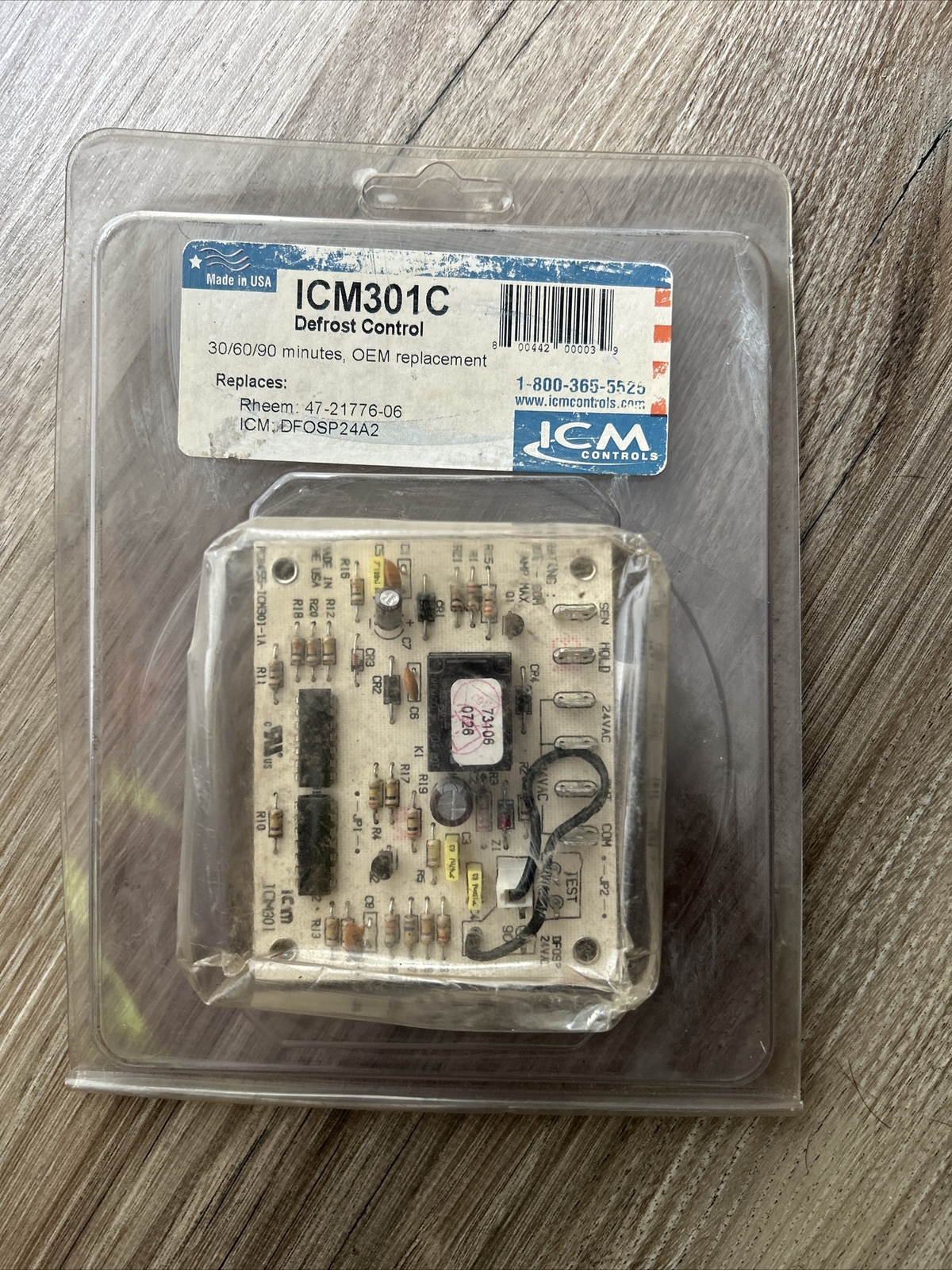 ICM Replacement 30/60/90 Defrost Control Circuit Board DFOSP24A2 47 ...