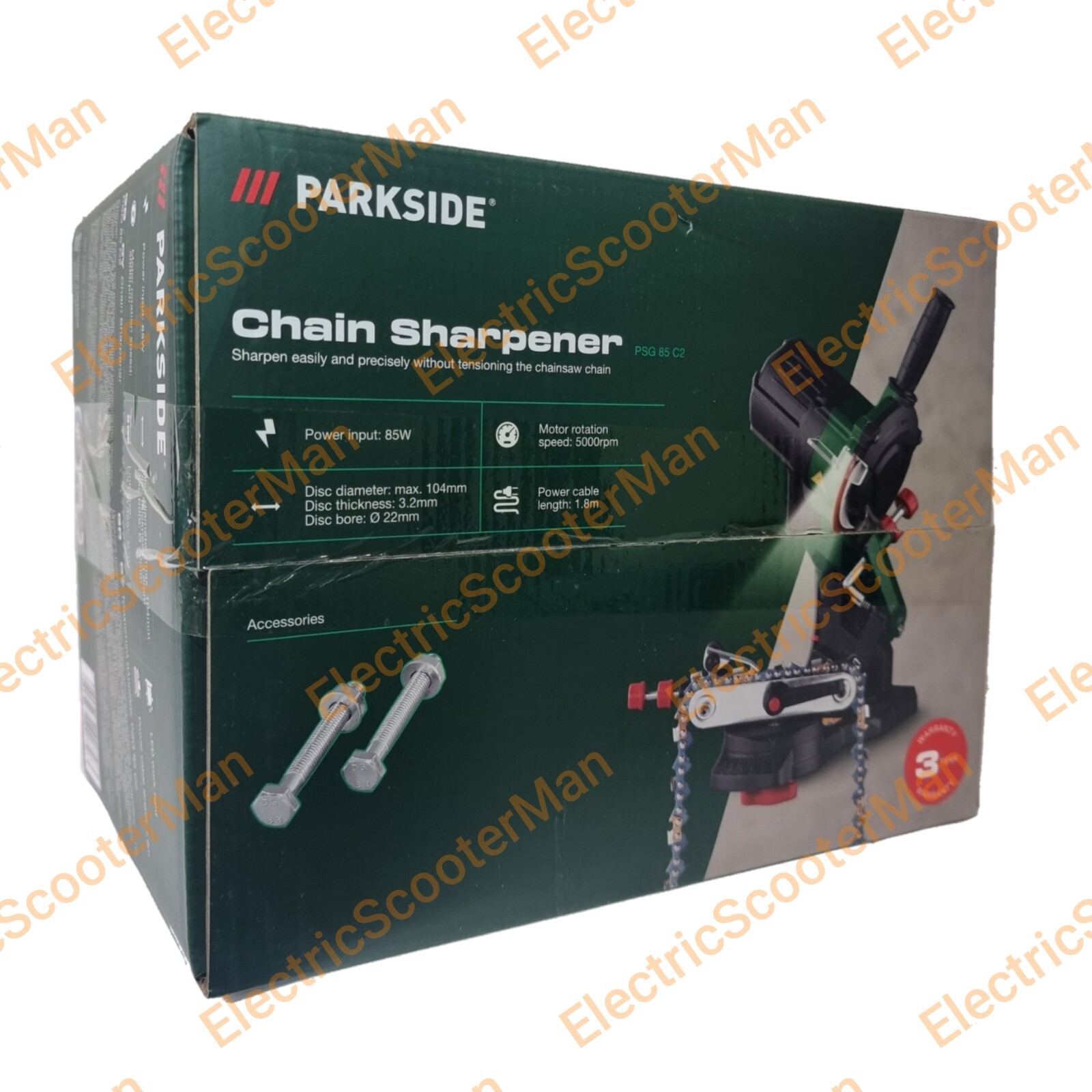 Parkside 85W Chain Sharpener Bench For Sharpening Chainsaw | eBay