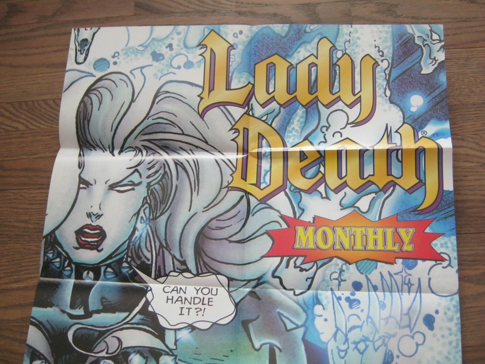 Promo Poster - Lady Death Monthly - 1997 Chaos Comics - Steven Hughes ...