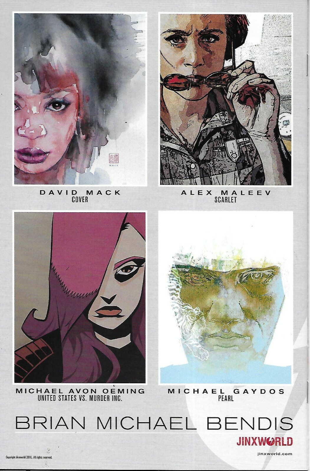 Pearl Comic 2 Cover A First Print 2018 Brian Michael Bendis Michael ...