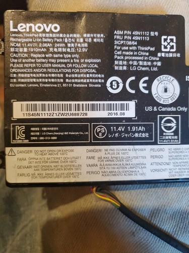 Genuine T440 T450S Battery for Lenovo ThinkPad 45N1110 45N1111 45N1112 ...