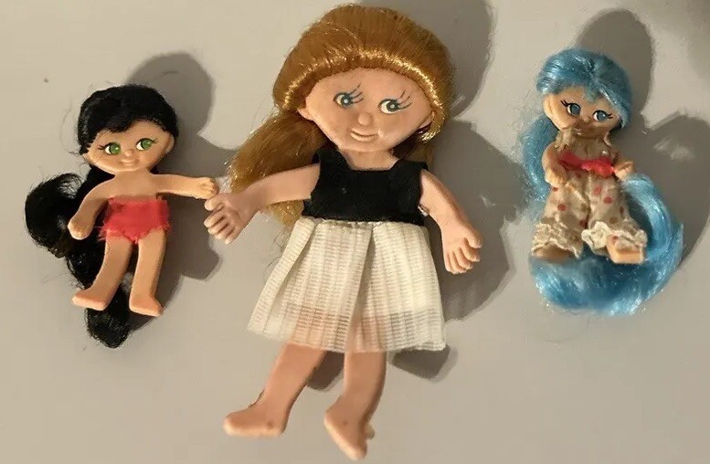 Vintage 1960’s Ideal Flatsy Flat Dolls Mixed Lot of 3 Hong Kong | eBay