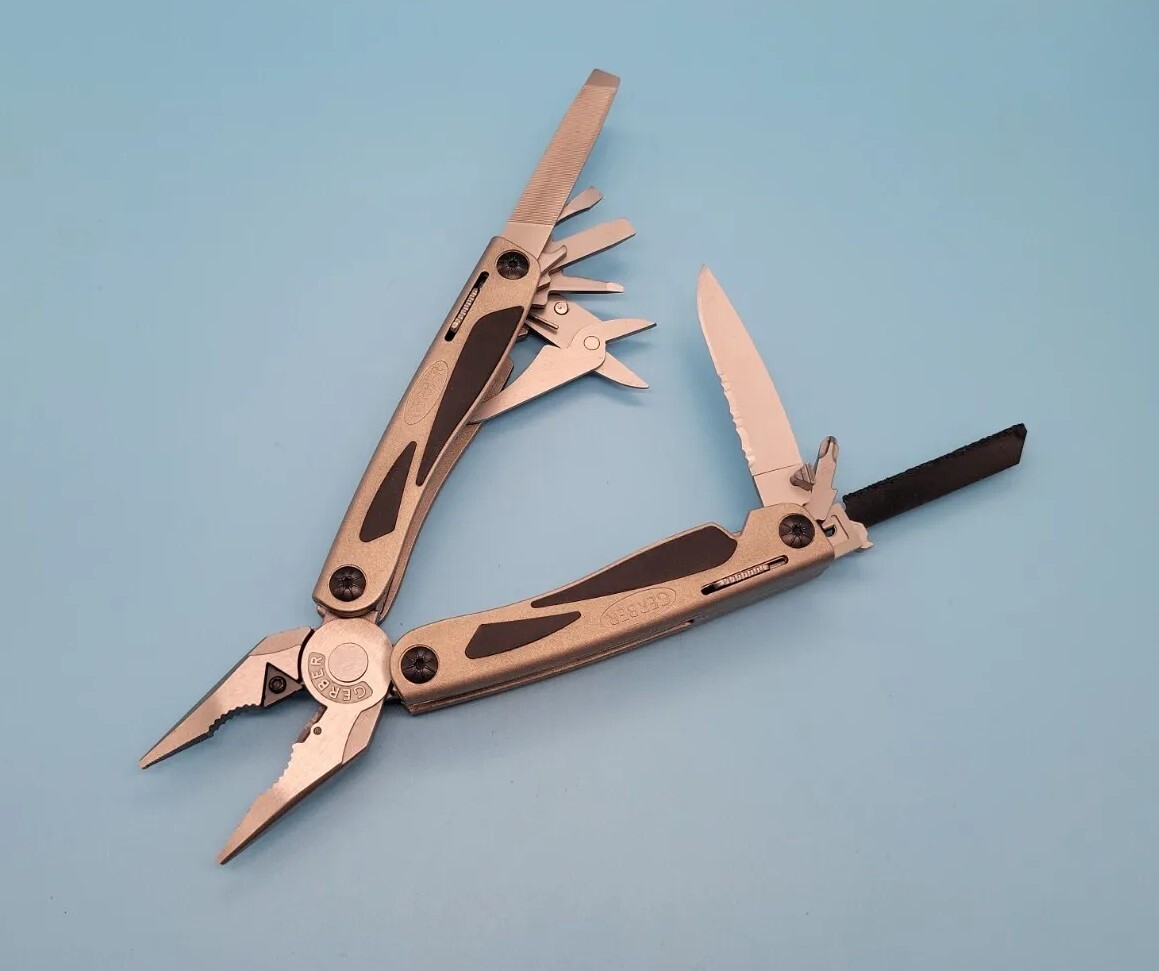 GERBER 800 LEGEND MULTI TOOL MULTI-PLIER: CARBIDE CUTTERS PLIERS KNIFE ...