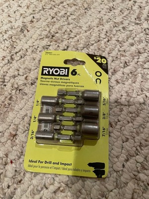 RYOBI AR2031 Impact Rated Magnetic Nut Driver Set (6-Piece) | eBay
