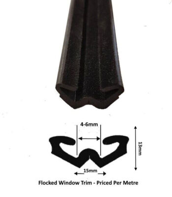 Flocked Window 'U' Channel Per Metre | eBay
