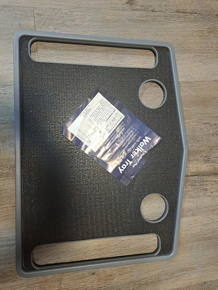 Drive Medical Walker Tray 10125 Plastic with Cup Holders Gray | eBay