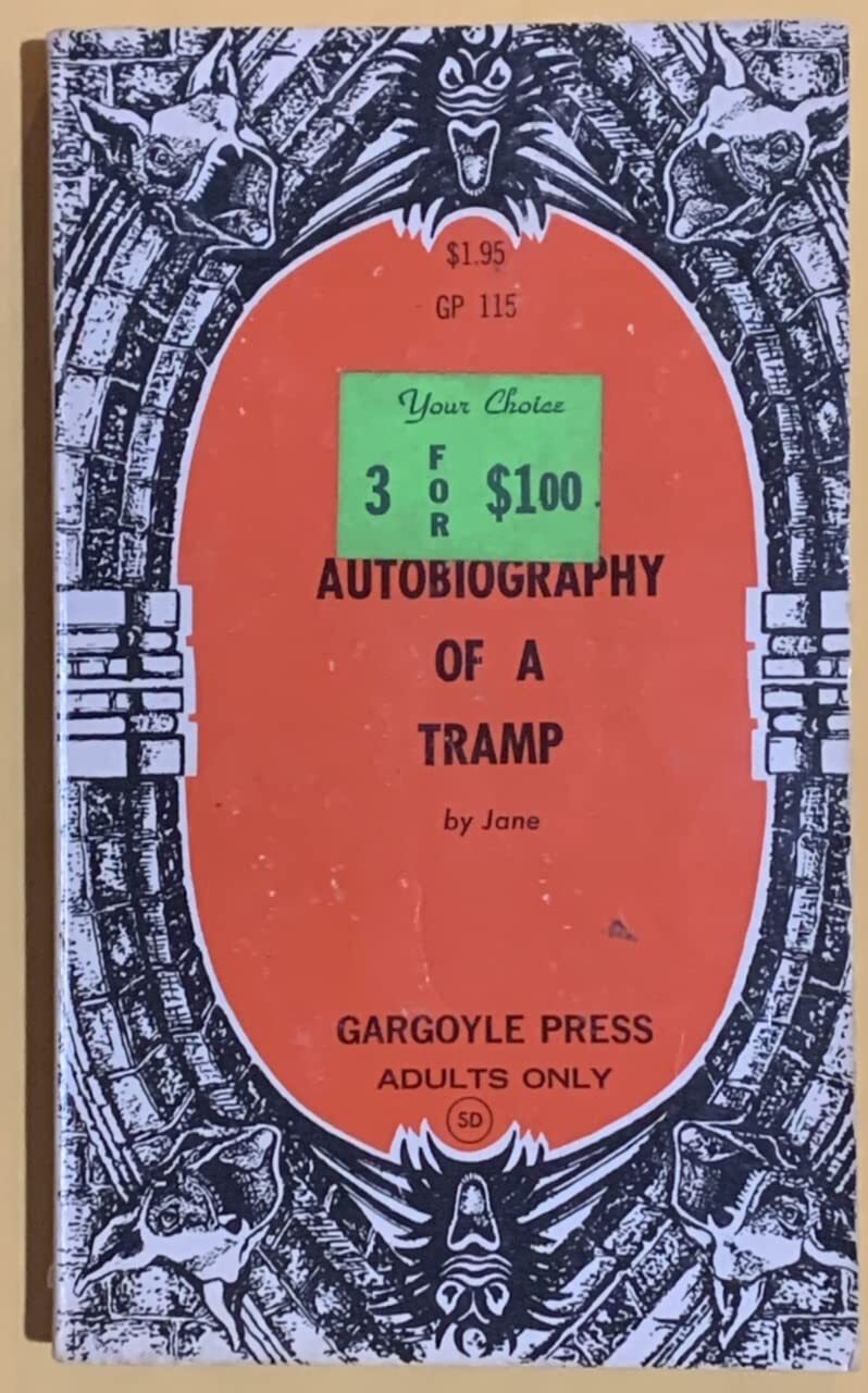 Autobiography of a Tramp by JANE Sexy Pulp Fiction Victorian Adult 1969 ...