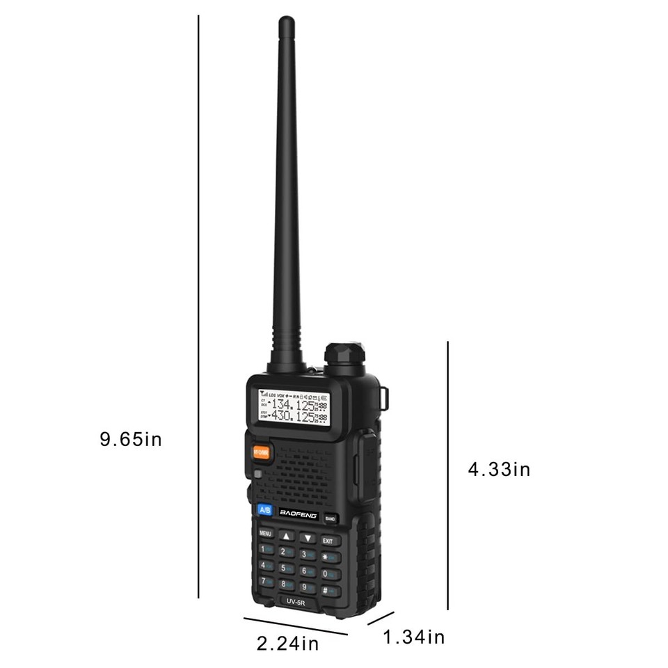 Digital Handheld Radio Scanner Fire Police VHF FM EMS Ham 2 Way ...