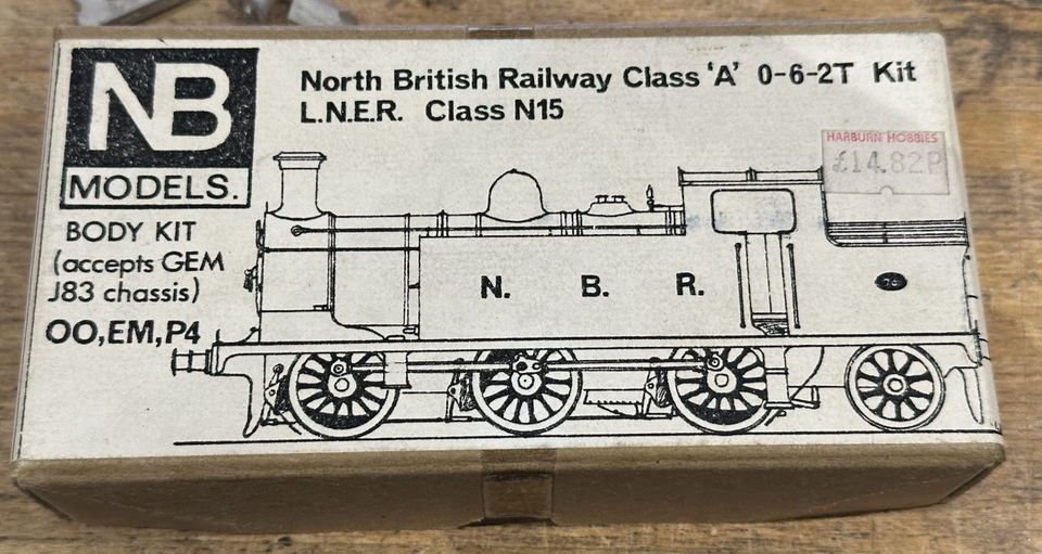 NB Models Body Kit NBR Class ‘A’ 0-6-2T LNER Class 15 Kit BODY KIT ONLY ...
