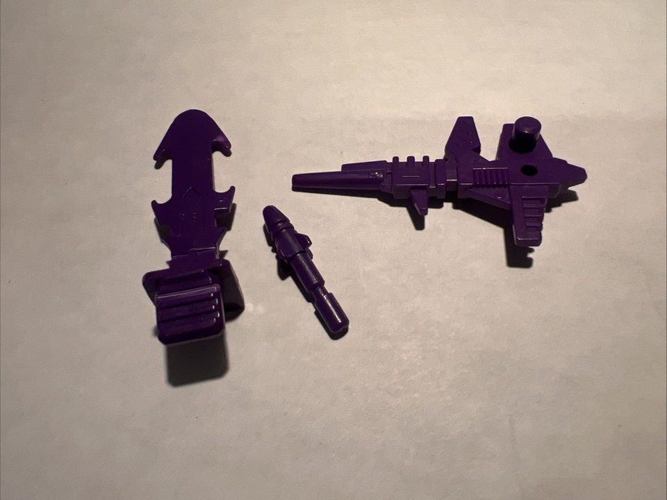 Original G1 Transformers Blitzwing sword, weapon and one missile | eBay