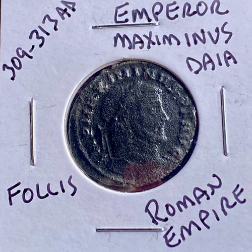 Genuine Ancient Roman Coin Emperor Maximinus II 309-313AD Nice Details ...