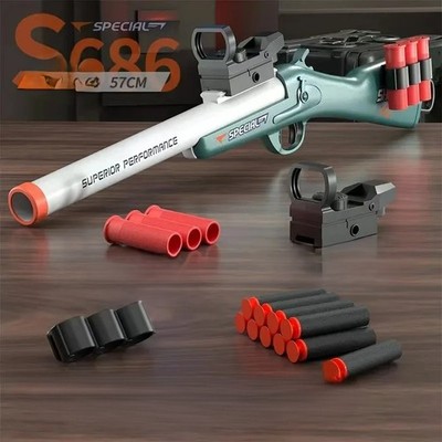 Airsoft Rifle Gun Full Double Eagle Spring Stock Wellfire Blowback ...