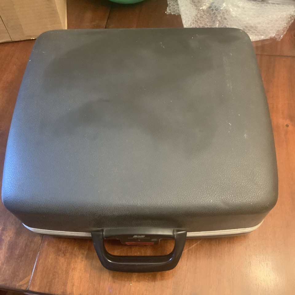 SCM Smith Corona Typewriter Galaxie II w/black hard case Vtg working | eBay