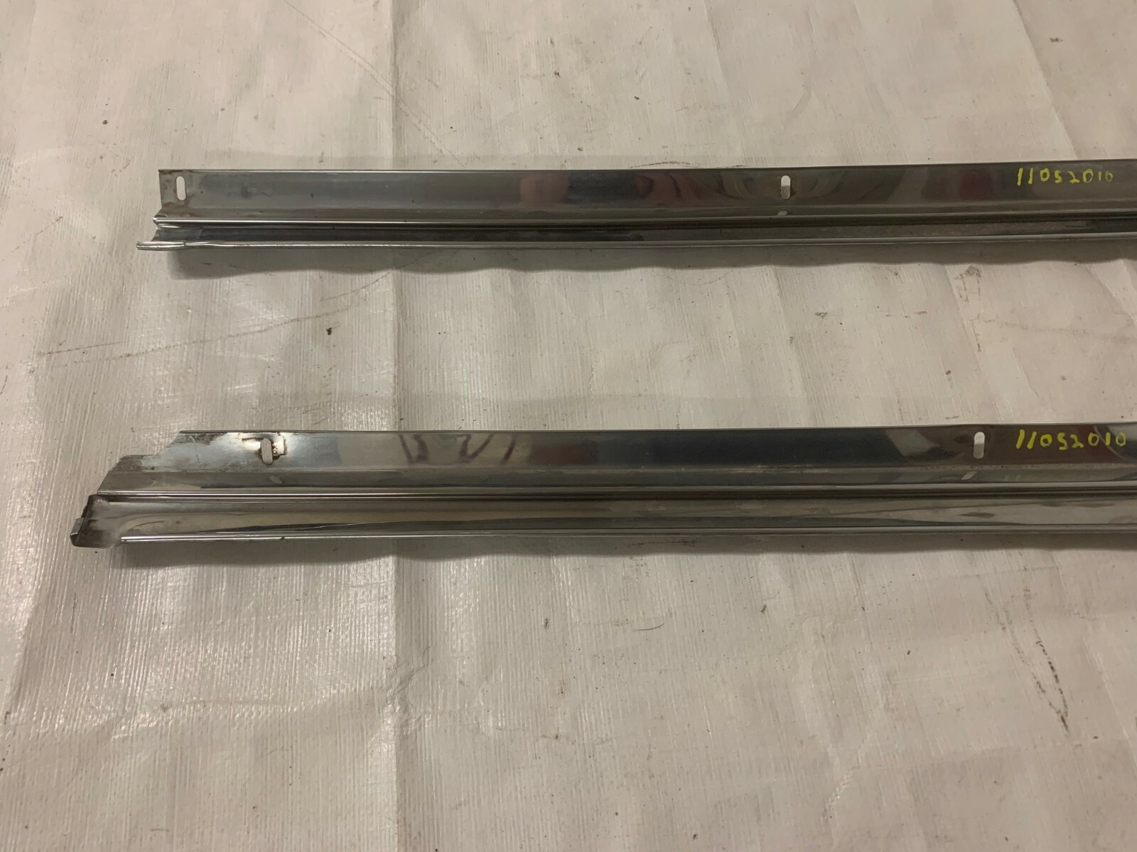 Mopar B Body Windshield Molding Convertible Well Trim Stainless 1968 ...