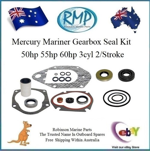 Mercury Mariner Outboards Gearbox Seal Kit 50hp-thru-60hp 2/Stroke R 26 ...