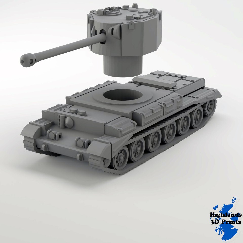 Challenger Tank WW2 Tabletop Gaming 3D Print | eBay UK