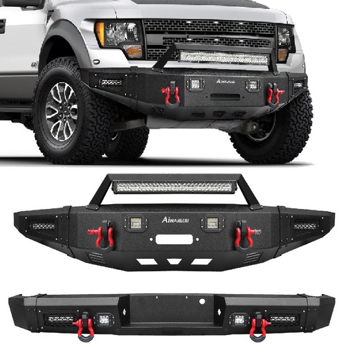For 2010-2014 Ford F-150 SVT Raptor Front/Rear Bumper w/Winch Plate ...