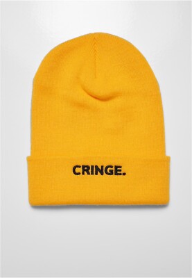 Mister Tee Hat Cap Unisex Adult Cringe Beanie Gold | eBay Australia