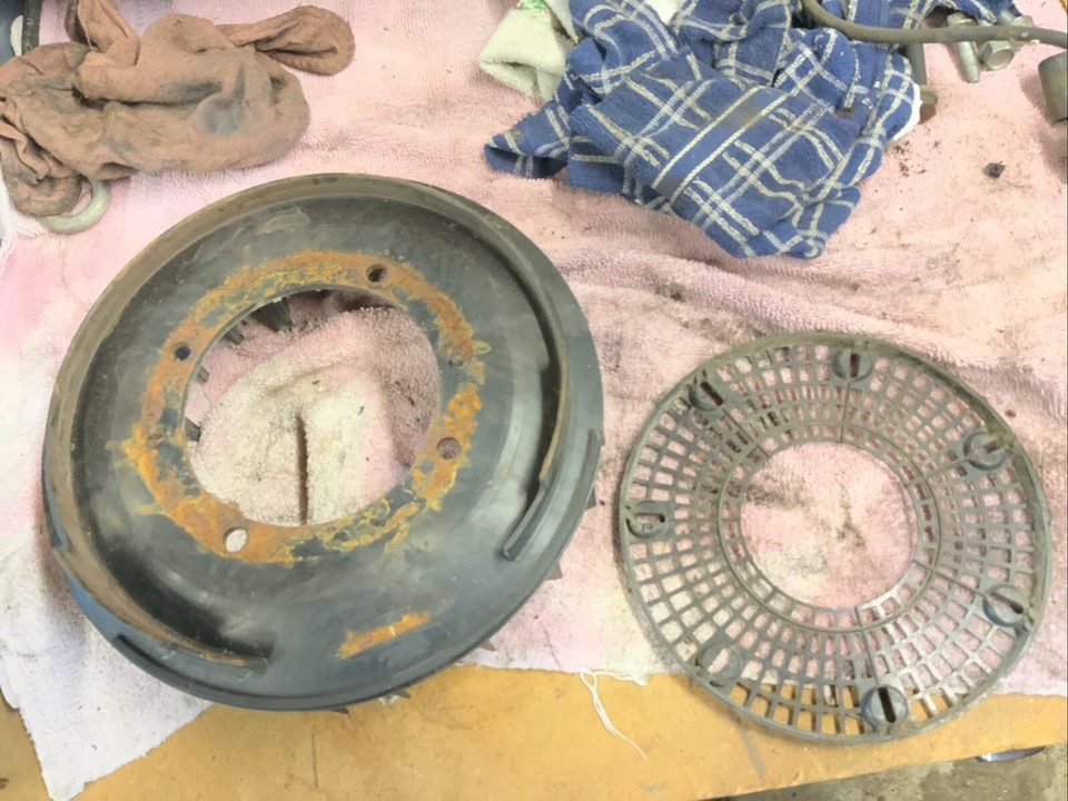 OEM GOOD USED 23.5HP KOHLER CH730 FLYWHEEL W/ FAN 24 025 123-S , 24 755 ...