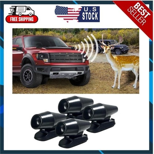 4 Pack Deer Warning Whistle for Car,Deer Warning Unit Animal Whistle ...