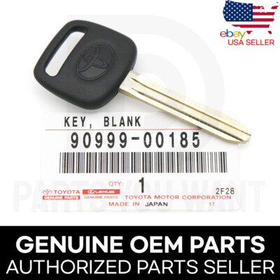 GENUINE Toyota OEM Non-Chip Uncut Blank Master Key 90999-00185 / ...