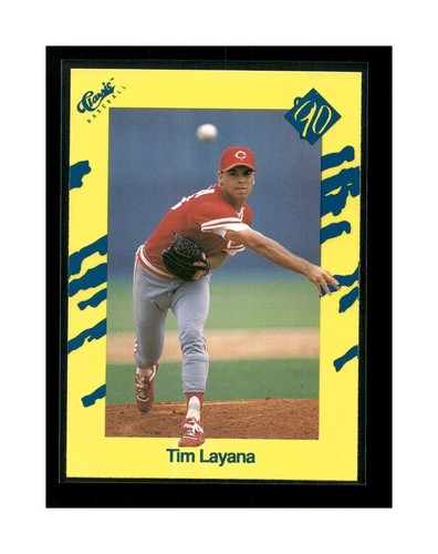 1990 Classic Yellow Baseball Card #T46 Tim Layana Cincinnati | eBay