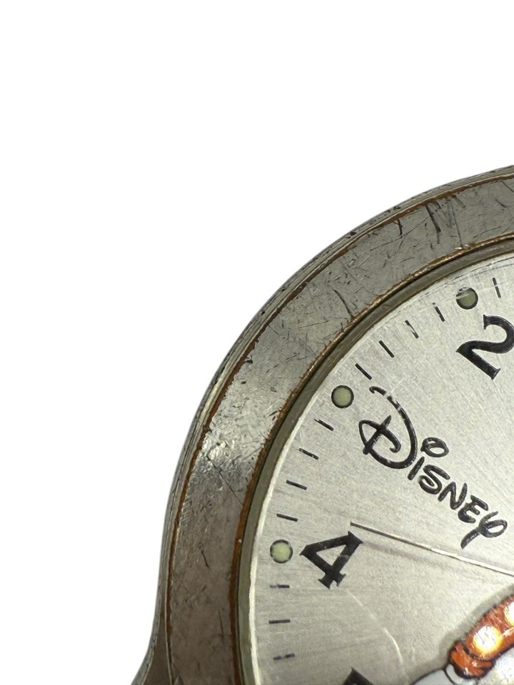 Disney Seiko Goofy Falling Moving Hands Watch Silver Dial New Battery ...