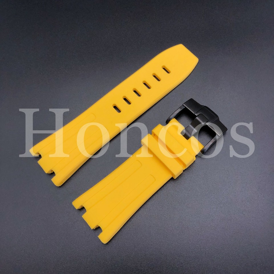 28MM Rubber Watch Strap Band Fits For AP Royal Oak Diver Offshore 15703 ...