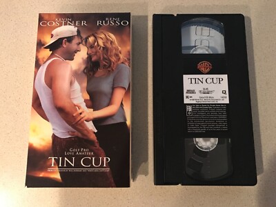 Tin Cup (VHS, 1996) Kevin Costner, Rene Russo, Cheech Marin, Don ...
