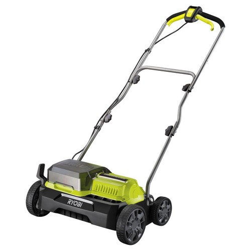 RYOBI 18V ONE+ Brushless Lawn Scarifier Dethatcher Aerator + Catcher ...