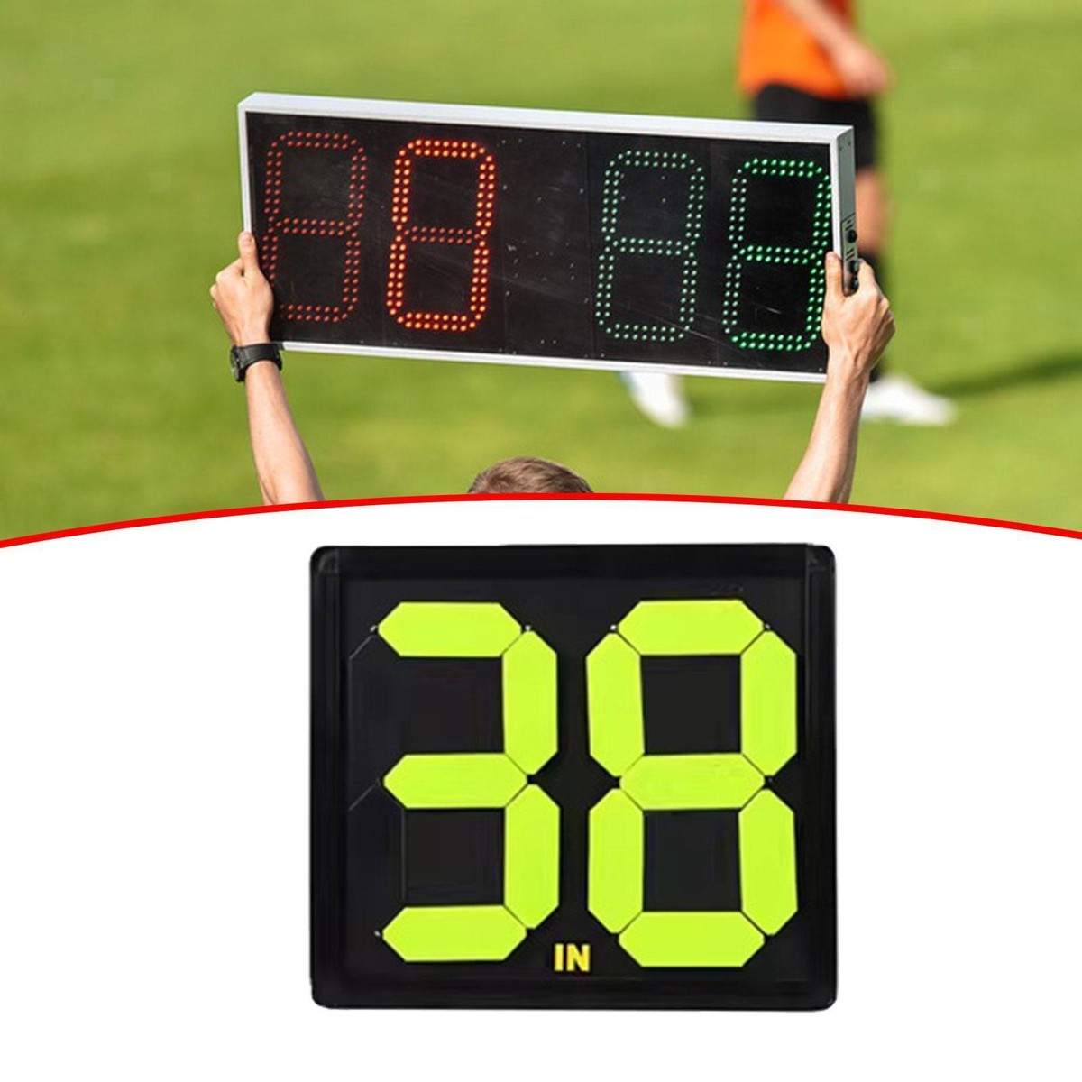 Football Referee Substitution Board Manual Scoreboard Xal Lu00f6vhu0259si