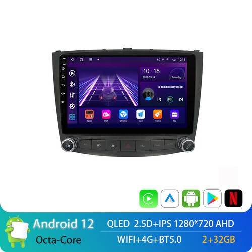 10.1" Android 12 Car Stereo Radio for Lexus IS250 IS200 IS220 IS300 ...