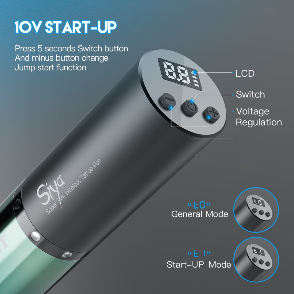 Mast Tour Siya Wireless Tattoo Machine Rotary Permanent Makeup Pen ...