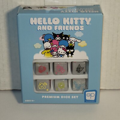 Hello Kitty and Friends Premium Dice Set | eBay