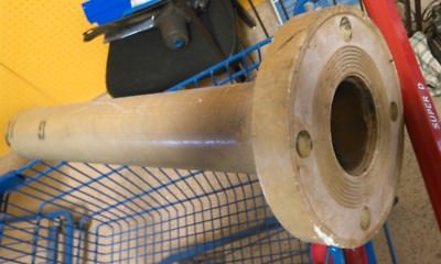 SMITH FIBERCAST PIPE 24 INCHES LONG WITH 18 X 3 FLANGE ON ONE END | eBay