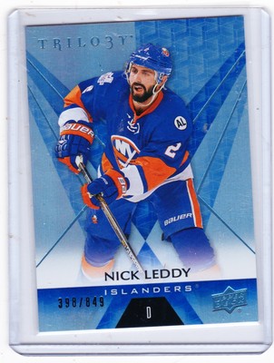 16-17 2016-17 UPPER DECK TRILOGY NICK LEDDY RAINBOW BLUE /849 45 ...