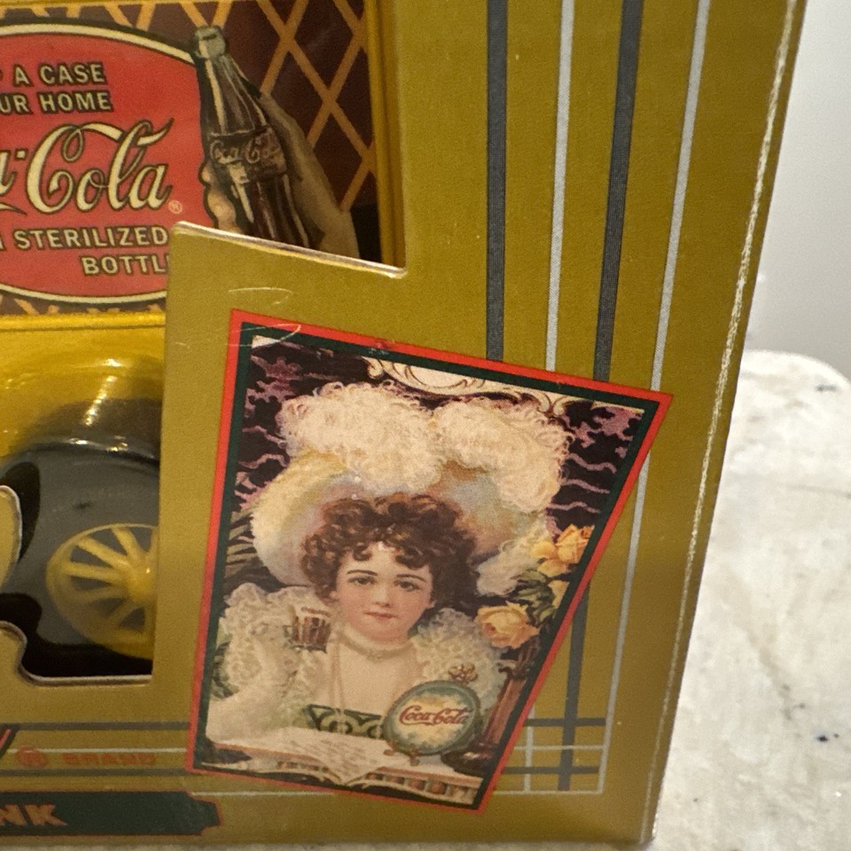 Vintage Coca Cola Die Cast Metal Delivery Truck Bank Coke 1993 Ertl ...