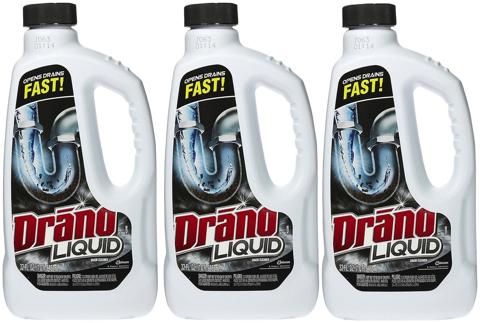 Drano Liquid Cleaner - 32 fl oz (Pack of 3) | eBay