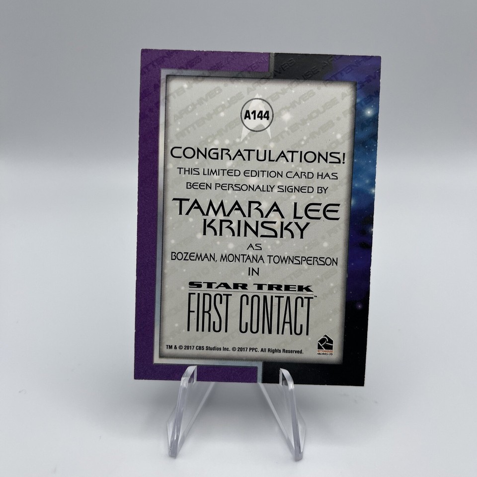 STAR TREK INFLEXIONS TAMARA LEE KRINSKY AS BOZEMAN MT TOWNSPERSON AUTO ...